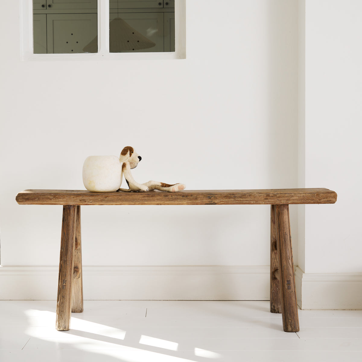 Vintage wooden bench – Le Petit Florilège